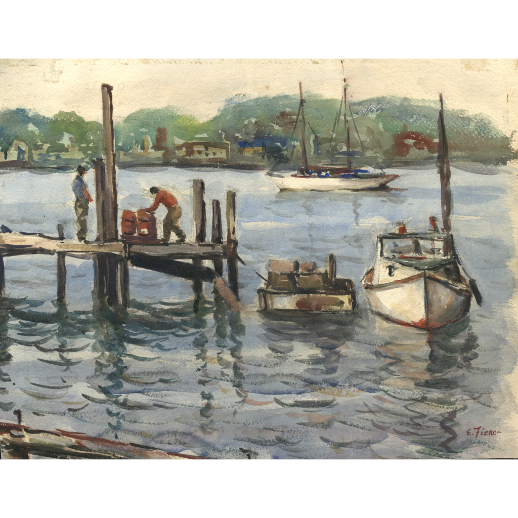 A Gloucester Dock - The Rivolo Collection